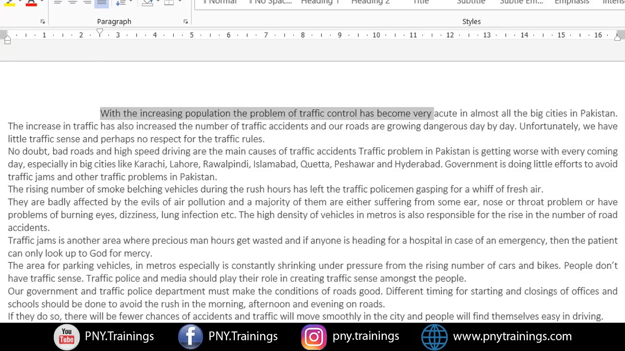 Ms Word Writing Style And Alignment Tutorial Learn Skills And Earn Ms