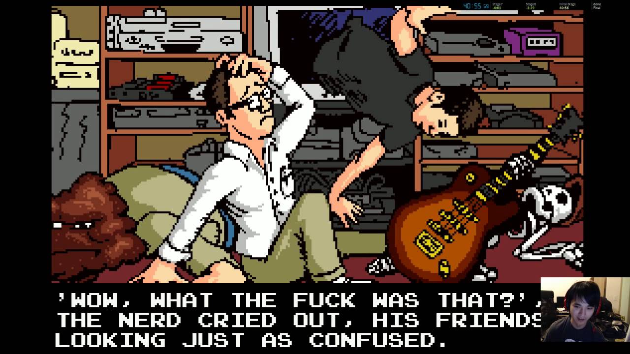 AVGN Adventures 40:55 Old School mode any% PB - 4 / 4 - YouTube