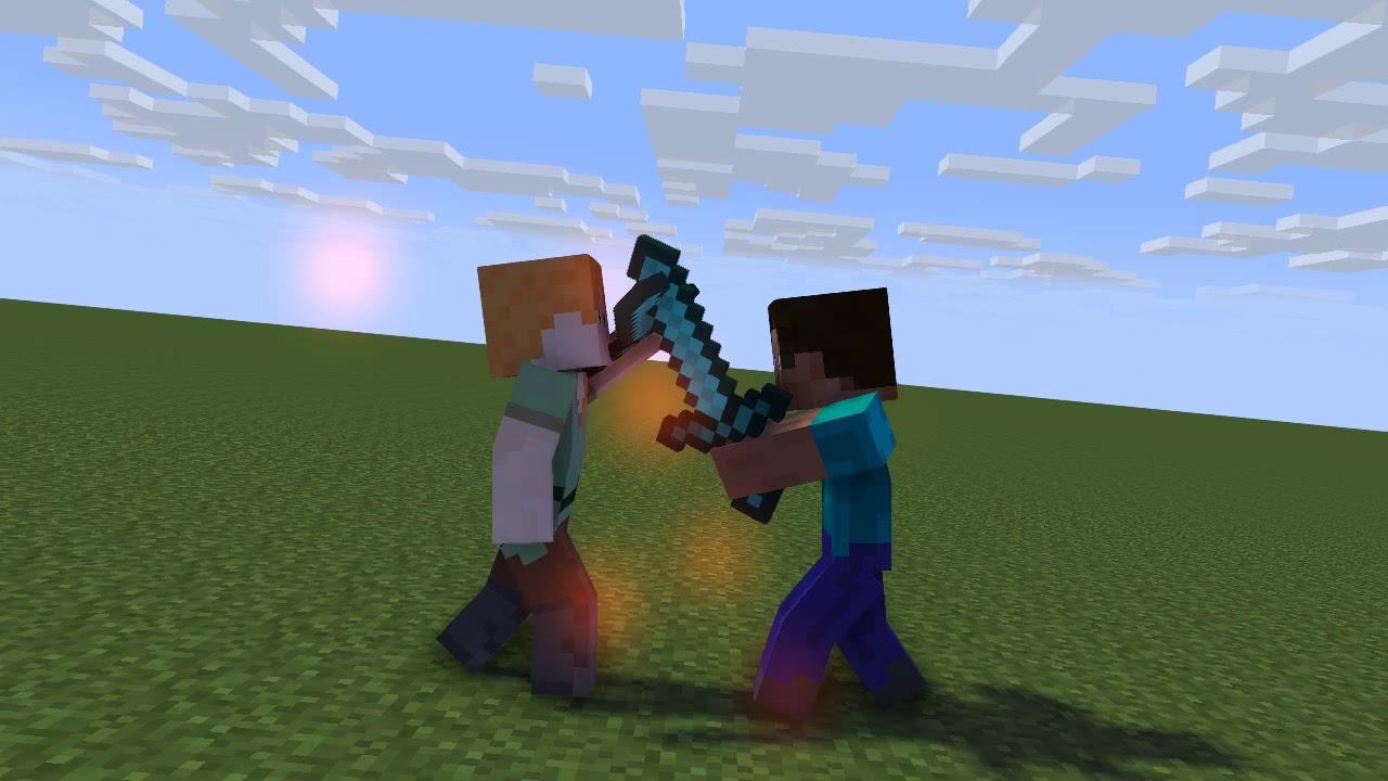 Sword fight 1 -short animation- - YouTube