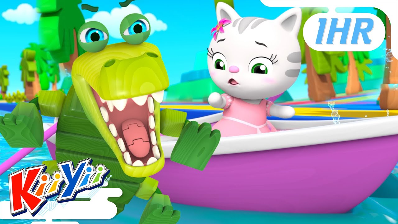 Row Row Your Boat + More | Best of KiiYii Songs | ABC and 123 | Nursery ...