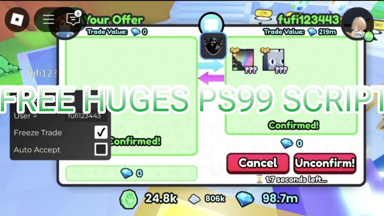 BEST PS99 TRADE SCAM SCRIPT 2025 (SCRIPT IN DESCRIPTION AND COMMENTS ...