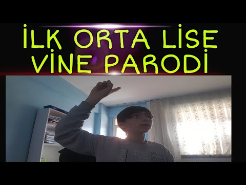 İlk-Orta-Lise- parodi (vine) parmak kaldırma