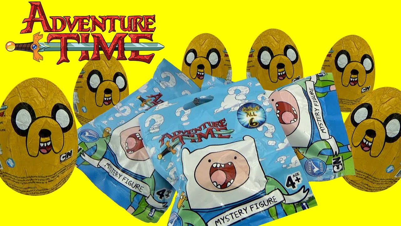 ADVENTURE TIME Surprise Eggs and Toys - YouTube