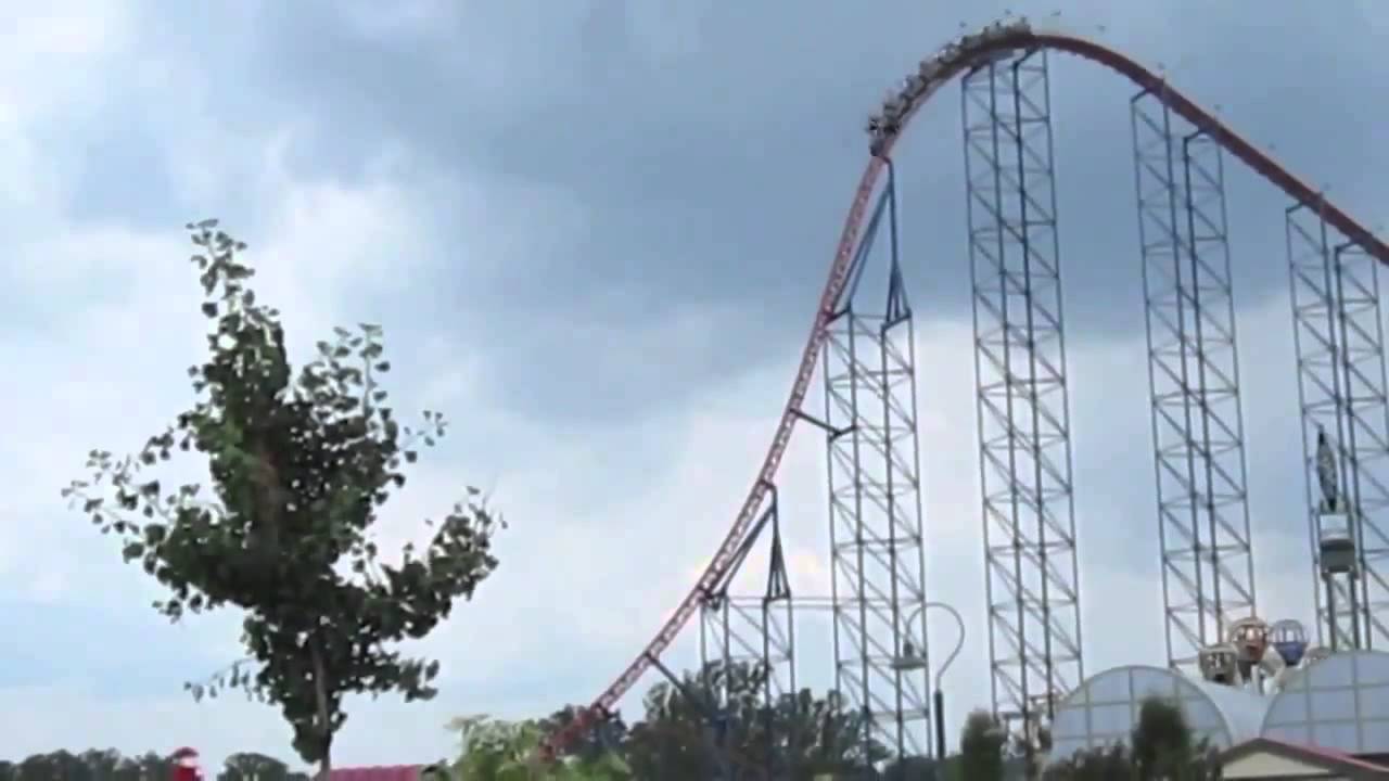 Jumping off a Roller coaster - YouTube