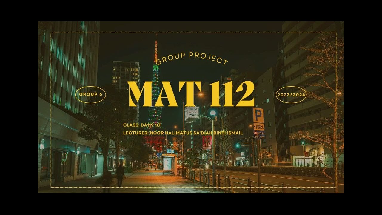 MAT 112: GROUP PROJECT (COMPOUND INTEREST & ANNUITY) GROUP 6 - YouTube