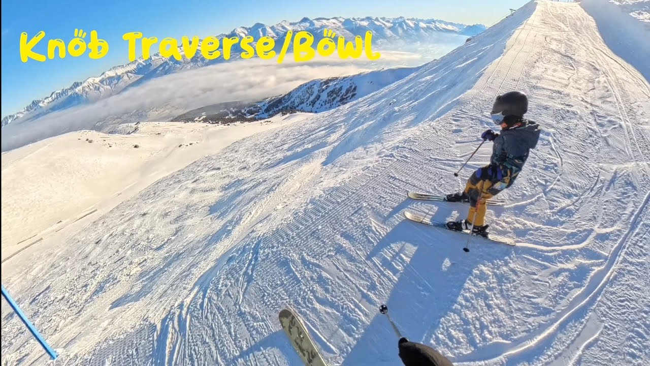 Marmot Basin Jasper - Knob Traverse/Bowl, Knob Bowl & Gun Sight Feb 2025 - YouTube