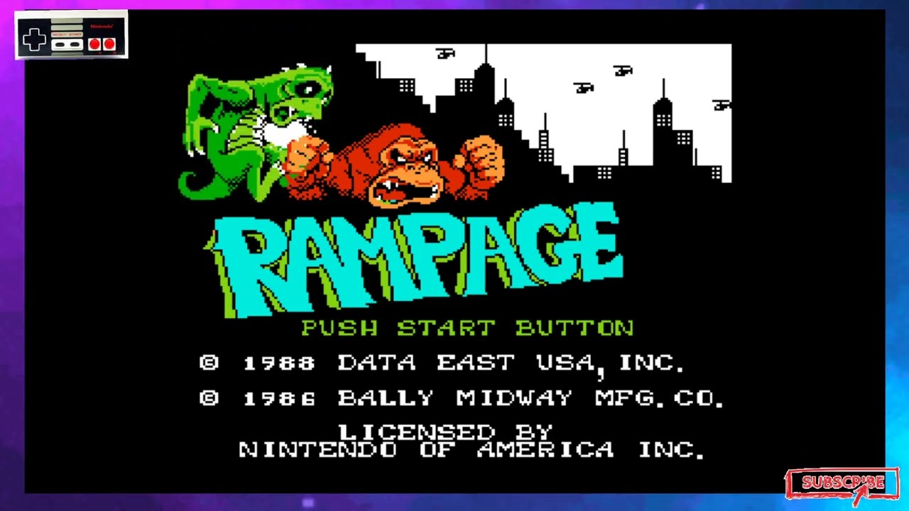 Rampage | Retro Gaming Nintendo NES - YouTube