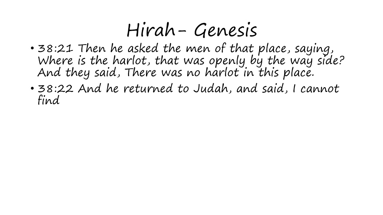 Hirah: Genesis - YouTube