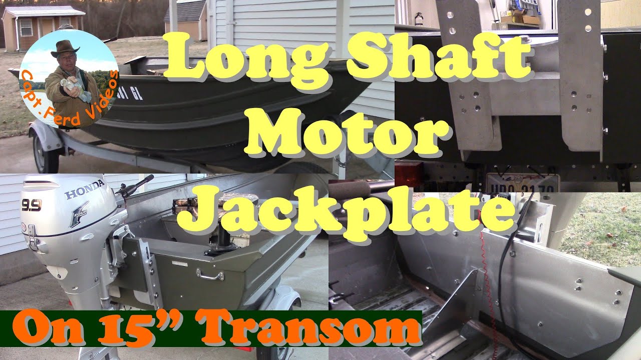 Long Shaft Outboard on a 15" Transom (Can it be Done?) - YouTube