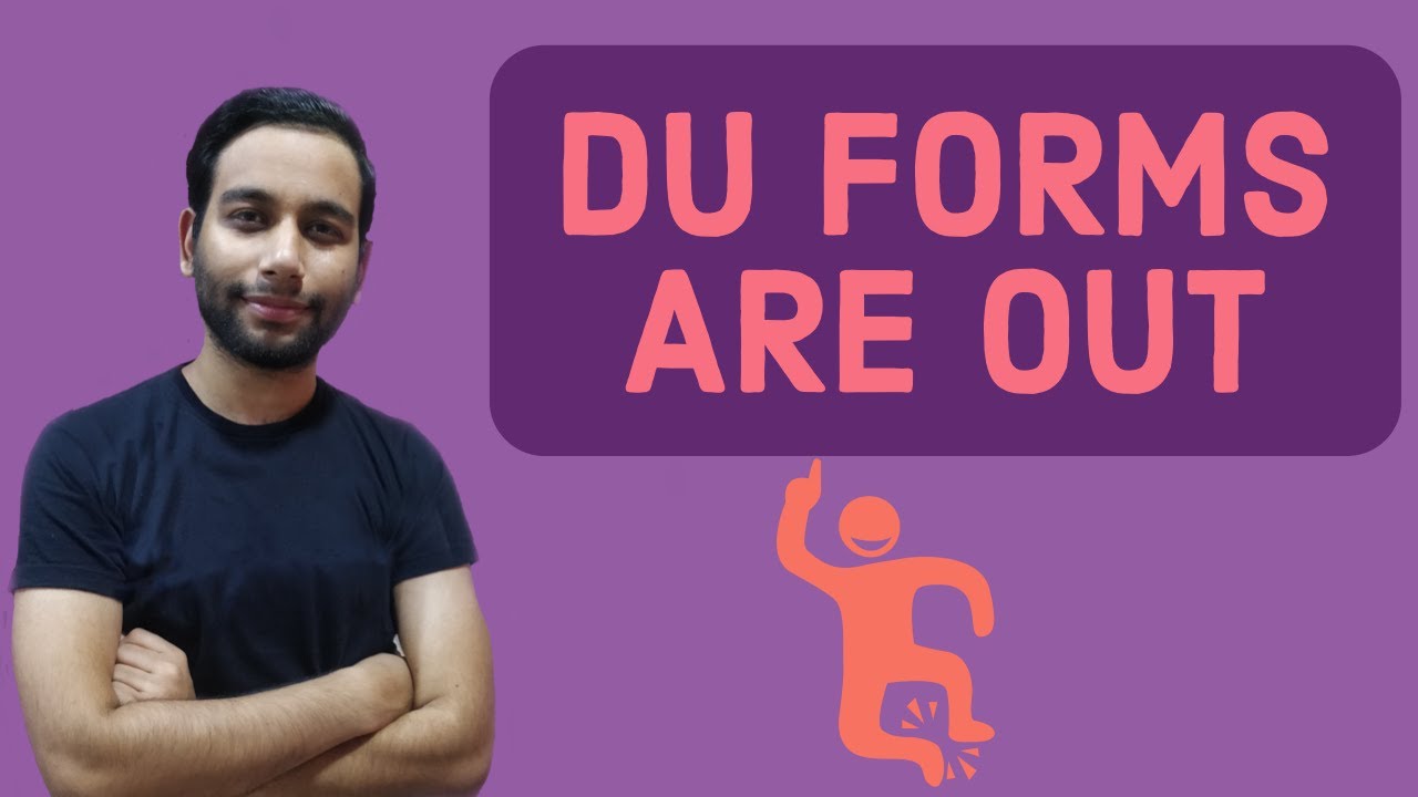 DU Forms 2020 Out - Fill the Form Now 🔥🔥🔥 - YouTube