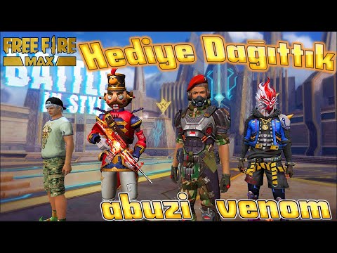 FREE FIRE MAX OYNADIK SONRADA ARKADAŞLARIMIZA HEDİYE DAĞITTIK - Abuzi Venom Joker