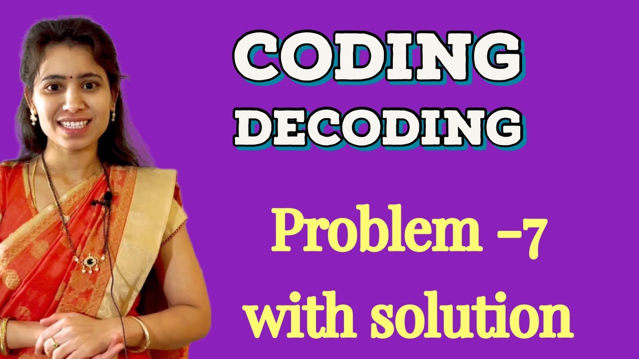 Coding Decoding Problem || Reasoning Telugu || Tips || Competitive exams reasoning Telugu - YouTube
