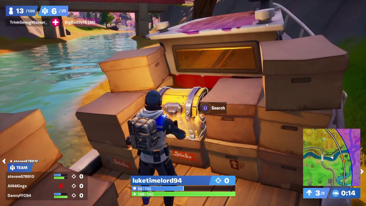 Crazy Fortnite Squad Win - YouTube