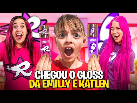 GLOSS DAS DUAS PRINCESAS *EMILLY VICK E KATLEN😱💄