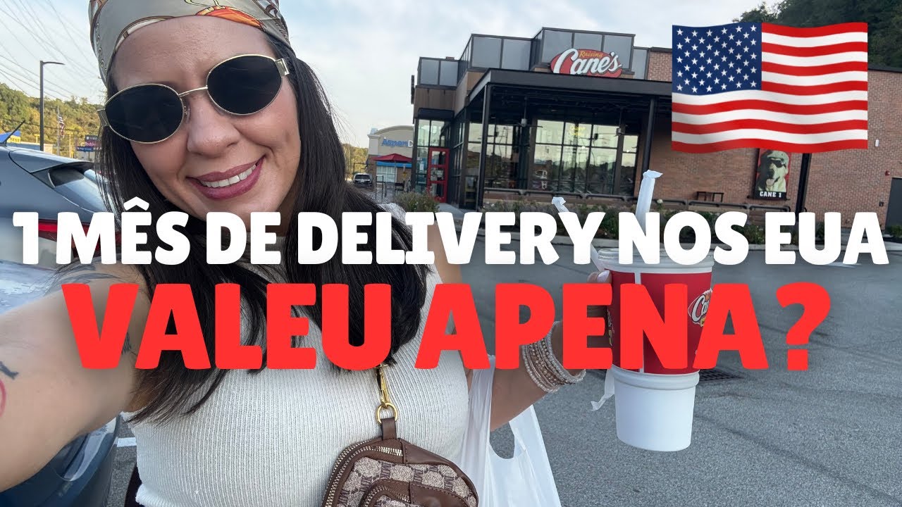 VLOG FAZENDO DELIVERY AQUI NOS ESTADOS UNIDOS🇺🇸+ RESPONDENDO ALGUMAS ...