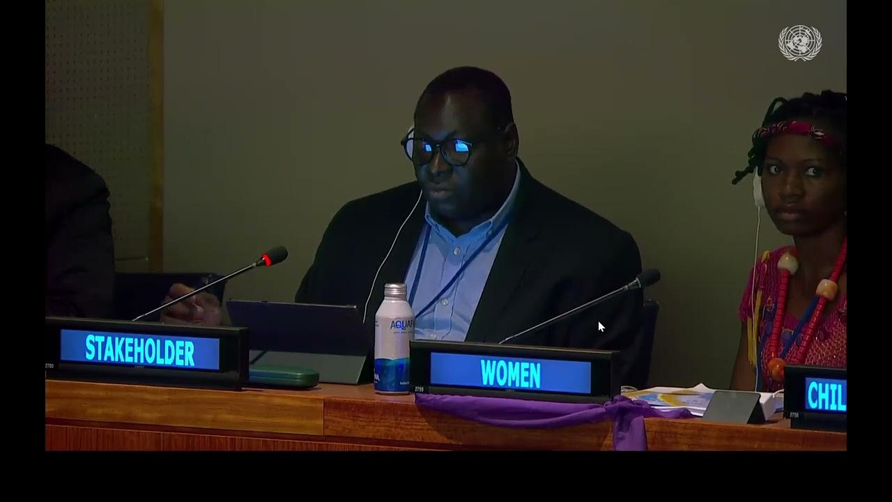 Mauretania Voluntary National Review (VNR) 2024, Civil Society Declaration by Diko Hanoune - YouTube