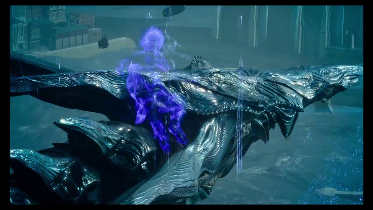 FFXV Battle Leviatan boss fight - YouTube