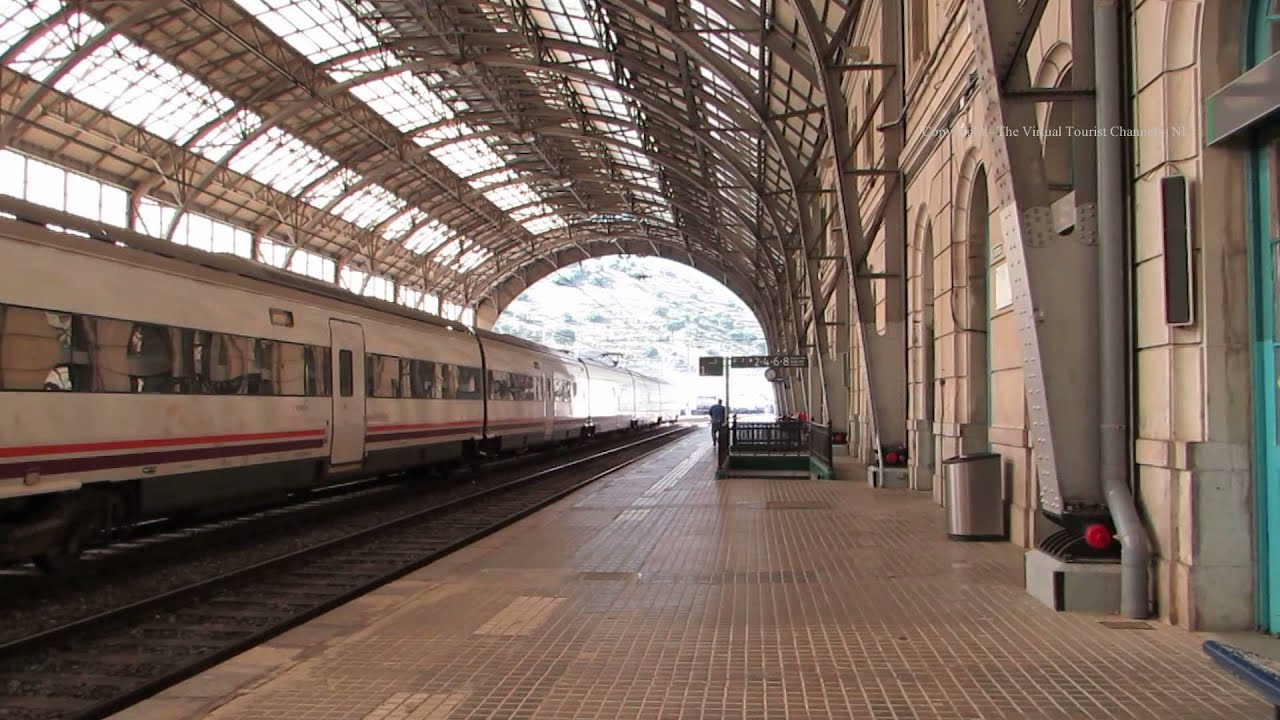 Portbou Train Station Crossing the Spanish Border into France 2 - YouTube