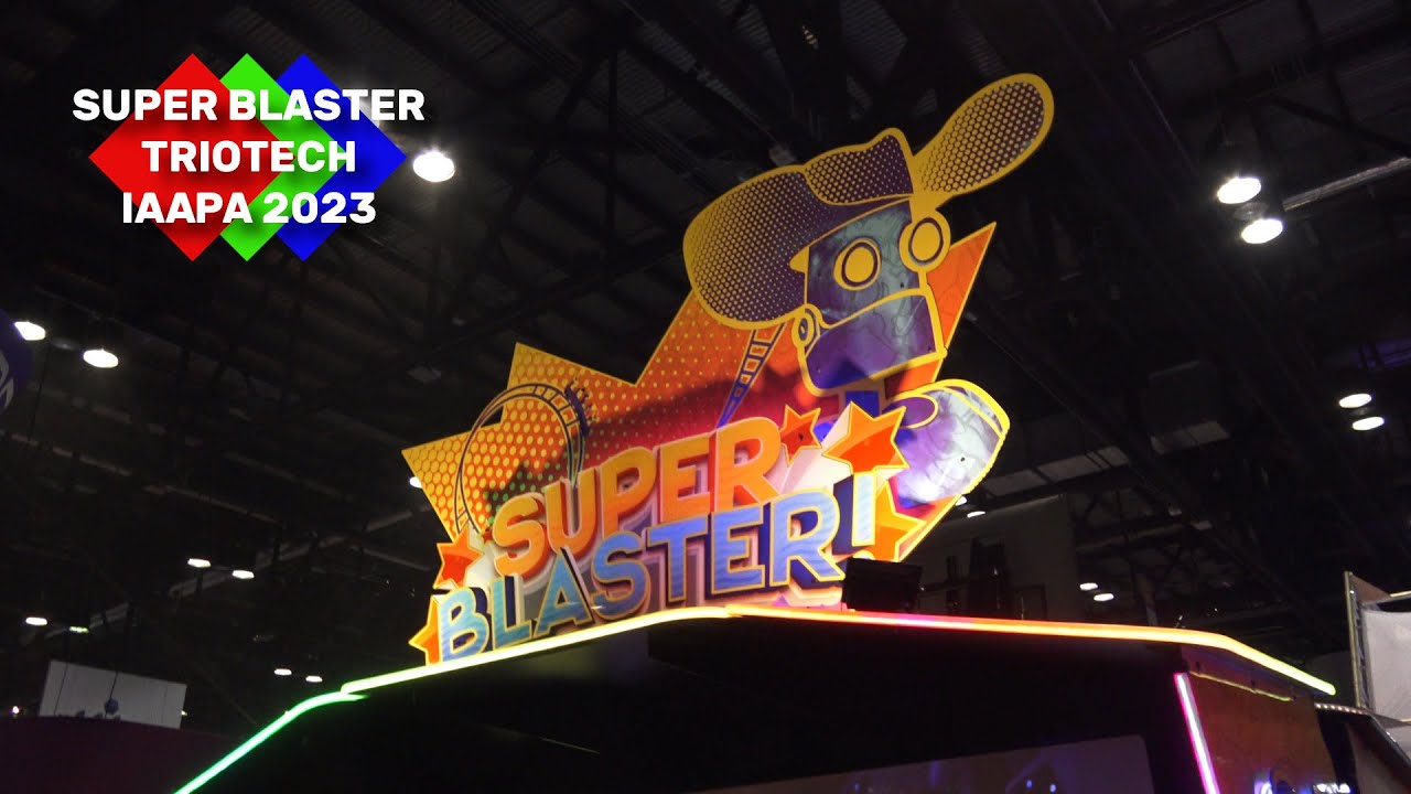 Triotech Makes A Grand Impression With Super Blaster [IAAPA 2023] - YouTube