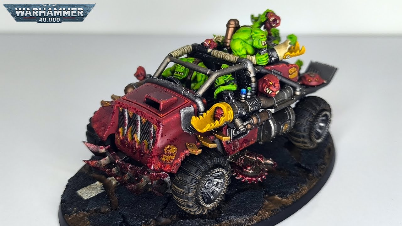 Orks Rukkatrukk Squigbuggy - Warhammer 40K - YouTube
