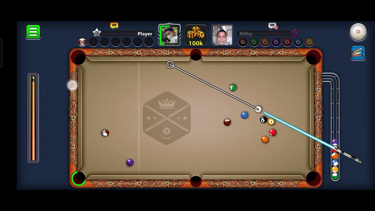 pro 8 ball pool. hampir sekali sentuhan clear 8 ball - YouTube