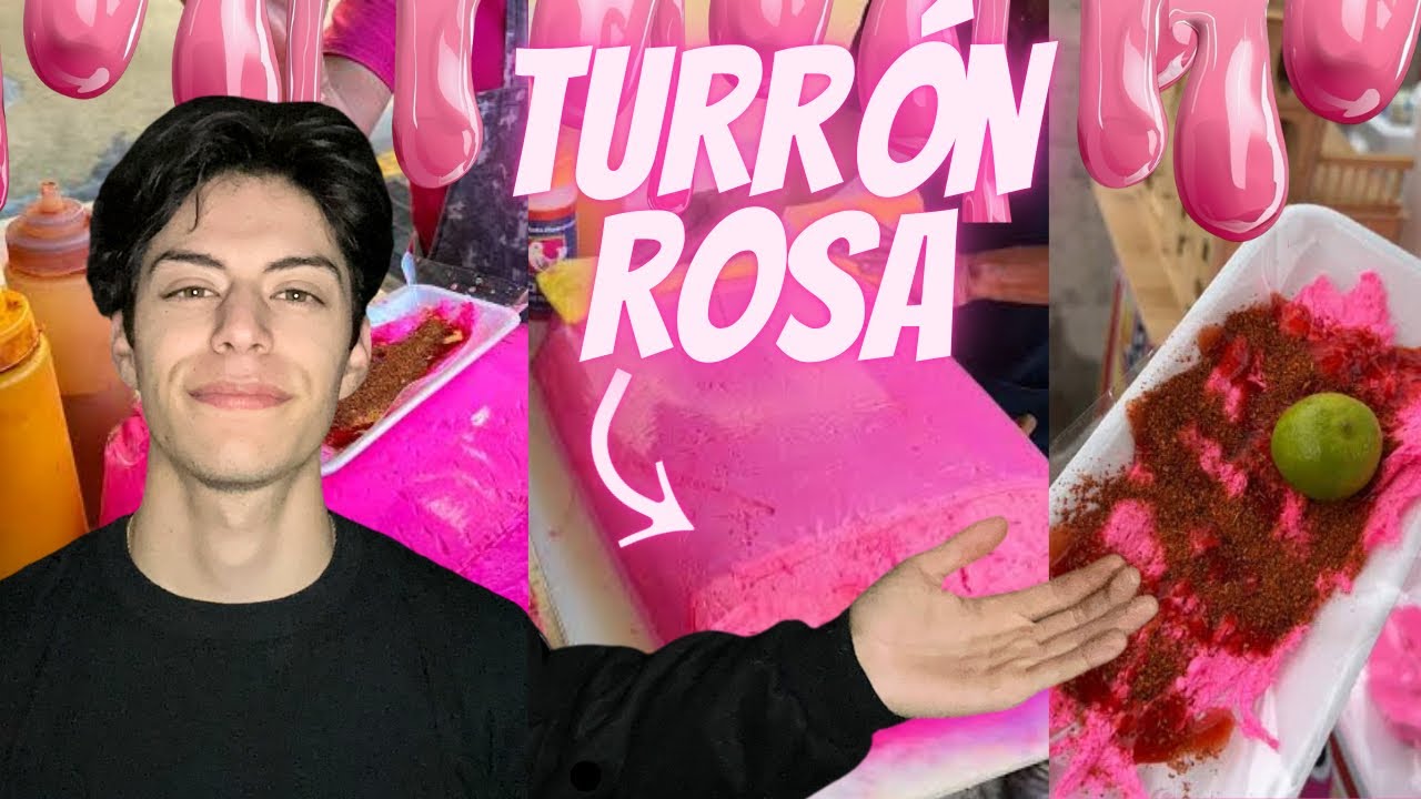 Probamos El FAMOSO TURRÓN ROSA - YouTube
