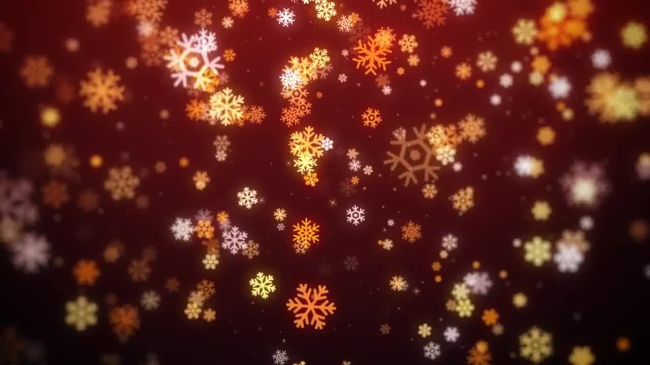 Christmas Snowflakes Background Motion Graphics - YouTube