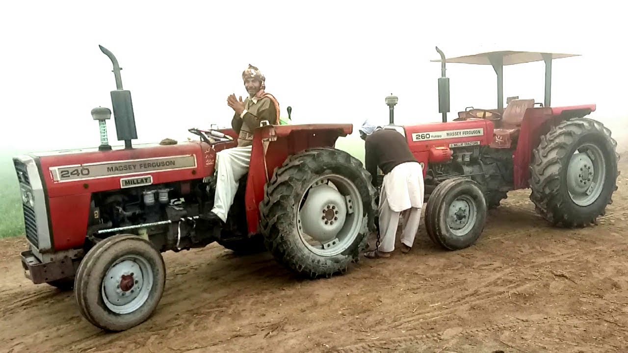 Mf 260 mf 240 Massey Tractor - YouTube