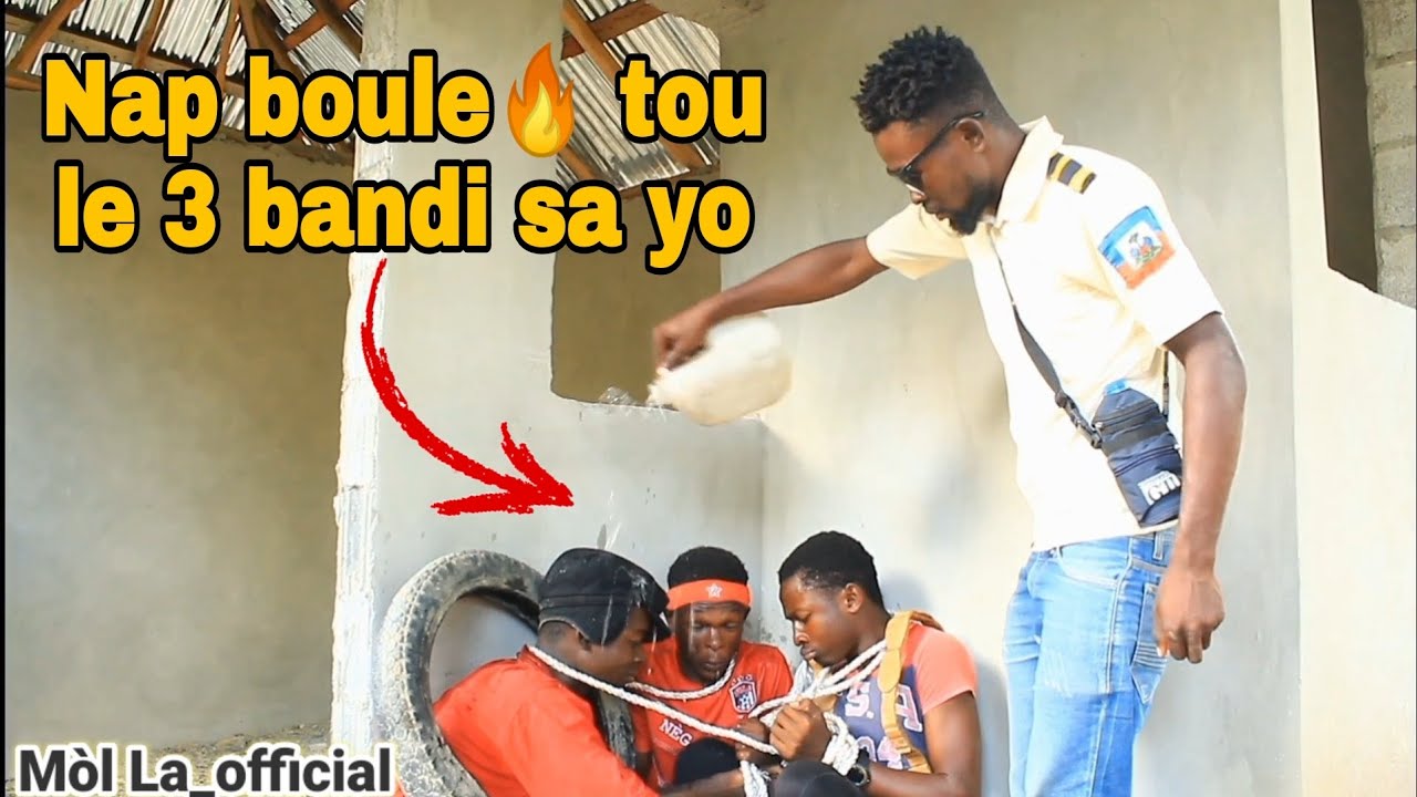 yo boule 3 bandi sa yo😱😱 sa fout bèl😂😂 #bandi # zam #Mòl_La #Nèg_plake ...