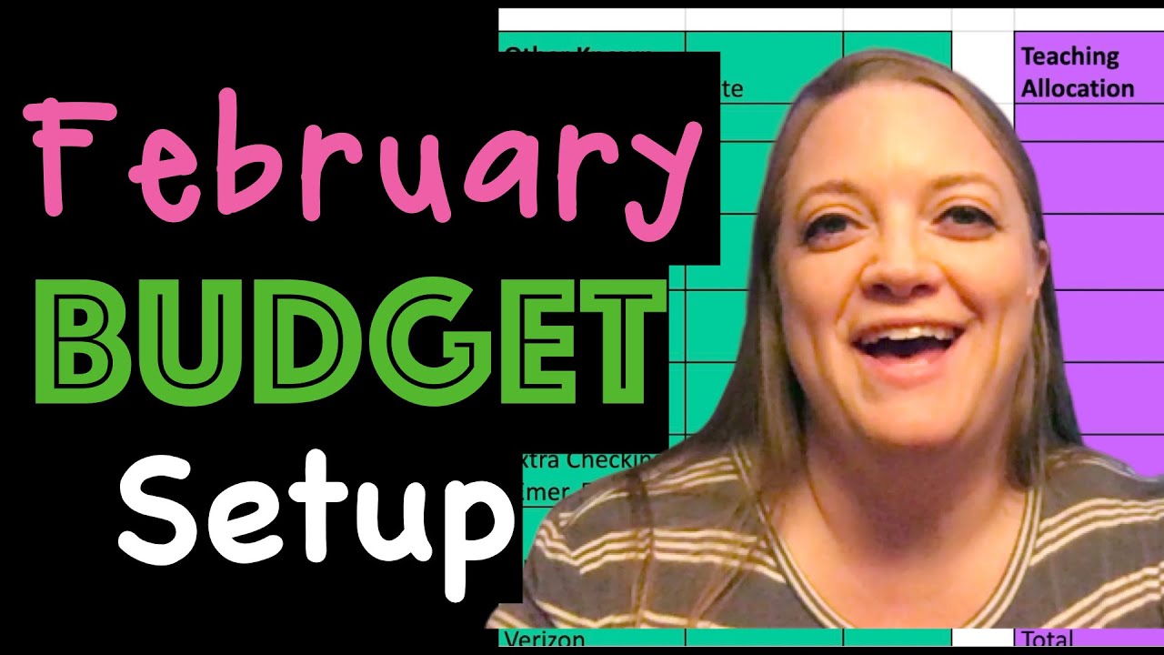 February 2020 Budget Setup | Budget With Me - YouTube