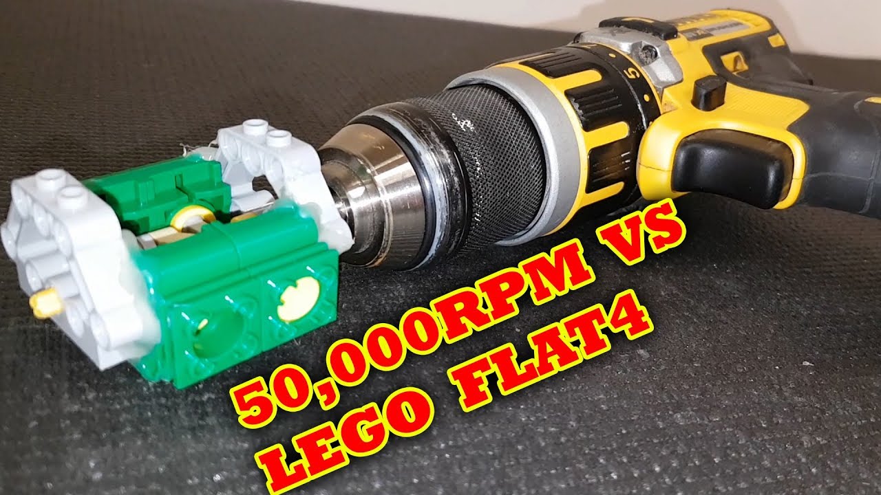 Lego Boxer Engine VS 50,000 RPM Catastrophic Failure Explodes!! Epic ...