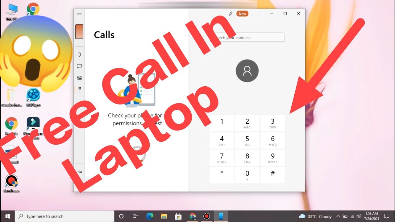 How To Voice Call Using Your Laptop | Using Bluetooth - YouTube