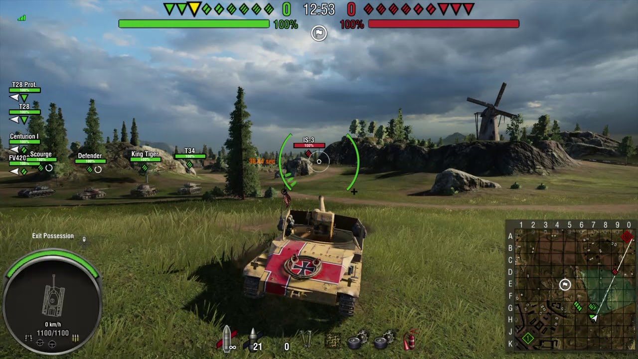 World of Tanks Commander Mode: guys watch the Ai set my t28 for failure ...