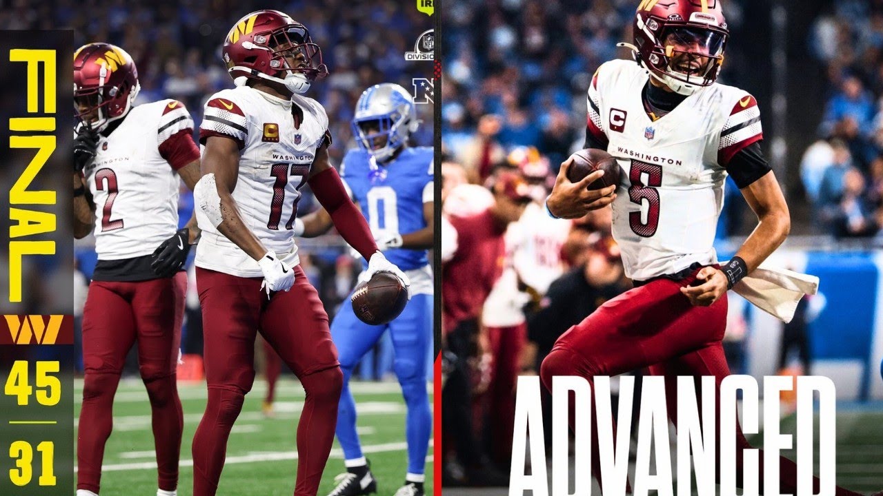 Commanders End 33-Year Wait with NFC Championship Game Spot - YouTube