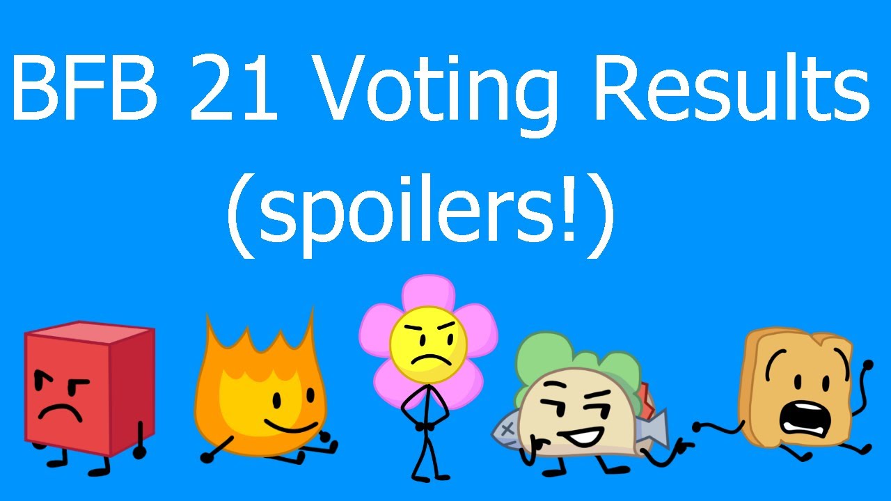 BFB 21 Voting Results - Timelapse - YouTube