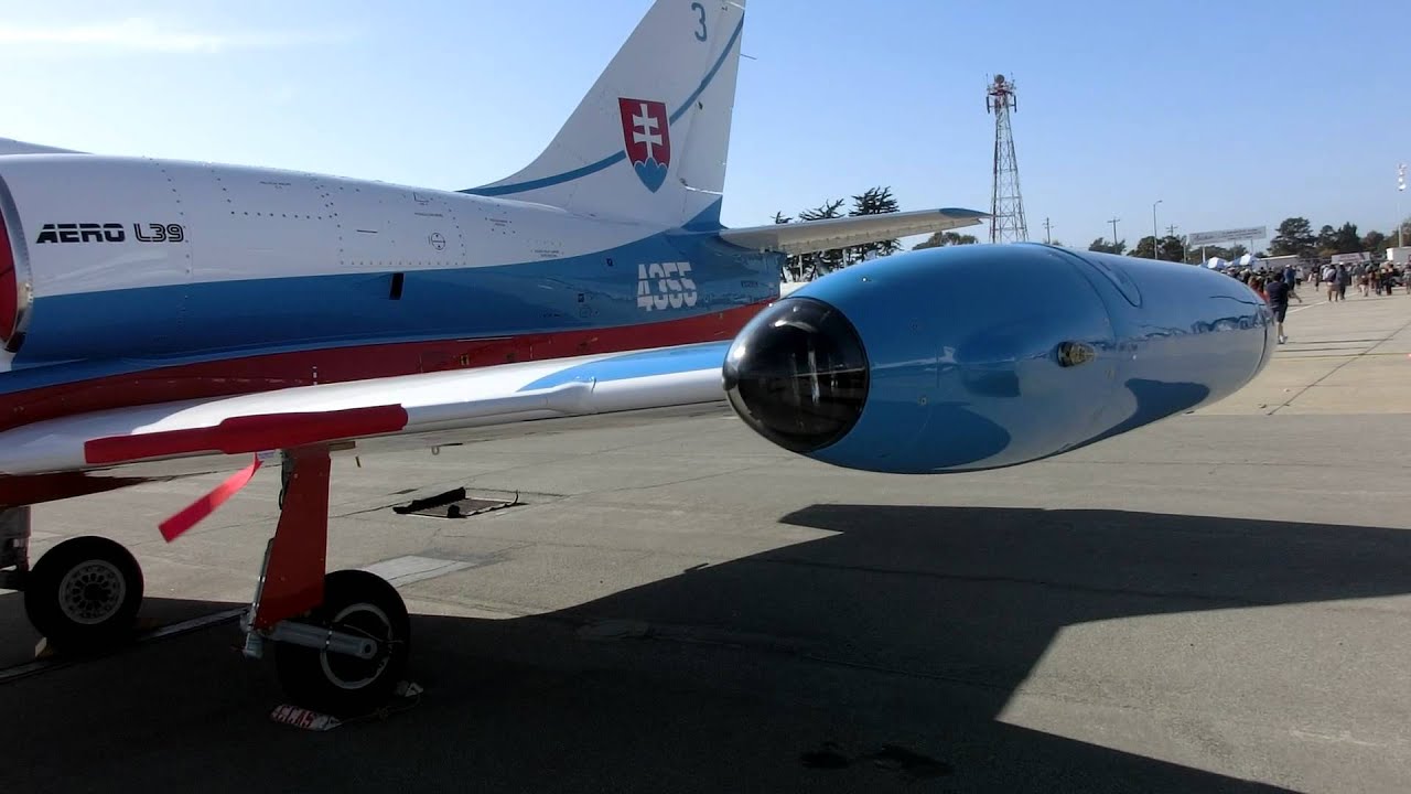Aero L-39 Albatros jet trainer, used by Soviet Czechoslovak Libyan ...