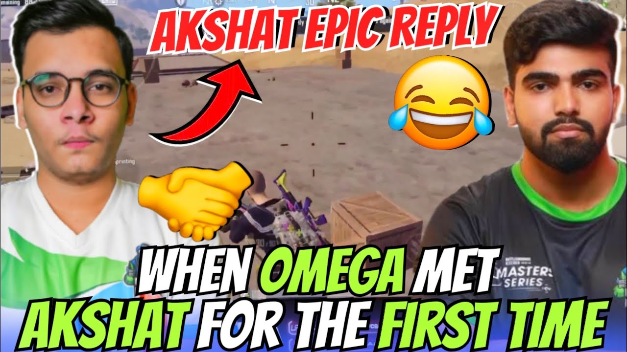 When Omega Meets Akshat For The First Time 🤝🚀 Akshat Epic Reply 😂 - YouTube