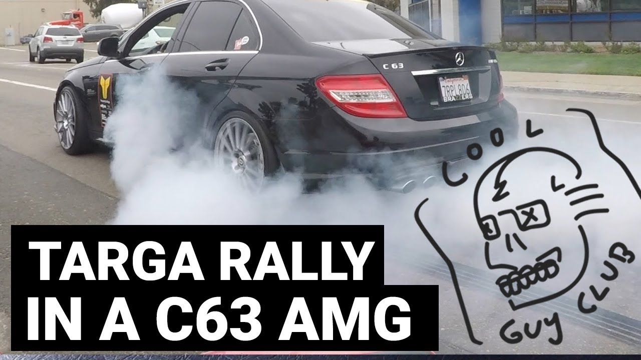 Targa Rally in a C63 AMG - YouTube