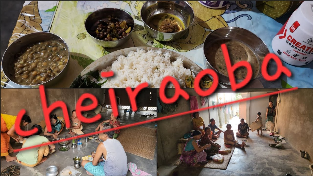 cheiraoba with the mom's family 😇 and some sweat session and ...