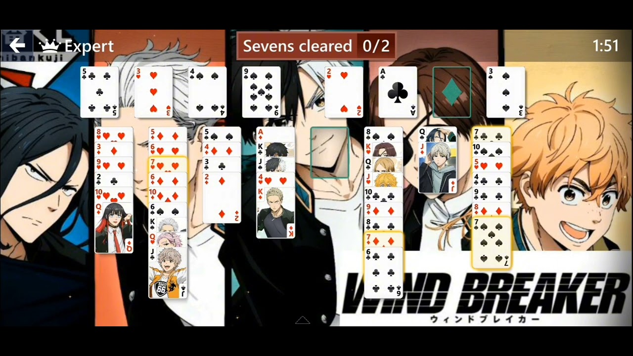 Star Club - FreeCell: Expert II Challenge 8 | Wind Breaker Theme ...