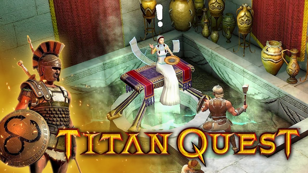 Meeting the Oracle of Delphi - Titan Quest - YouTube