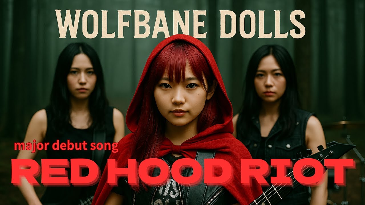 【Wolfbane Dolls Major Debut】Scream Your Soul! "RED HOOD RIOT" English Version｜AI Live-Action MV ...