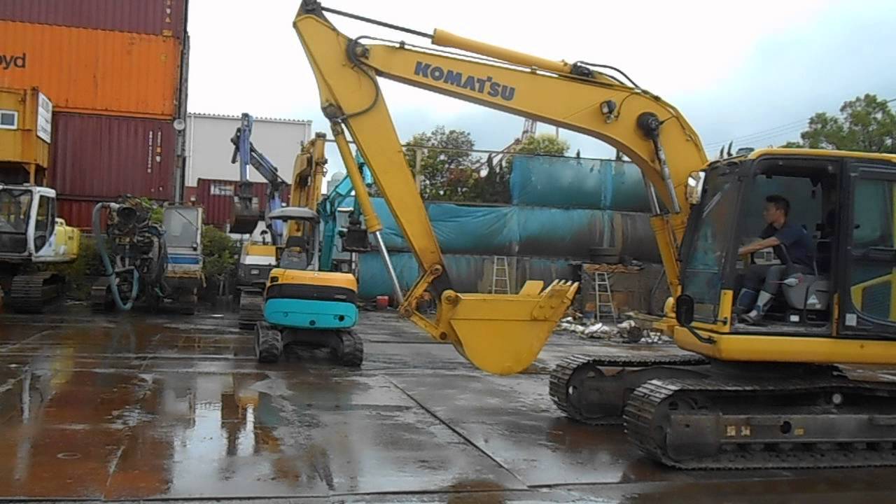 Komatsu PC120-8 Inspection - YouTube
