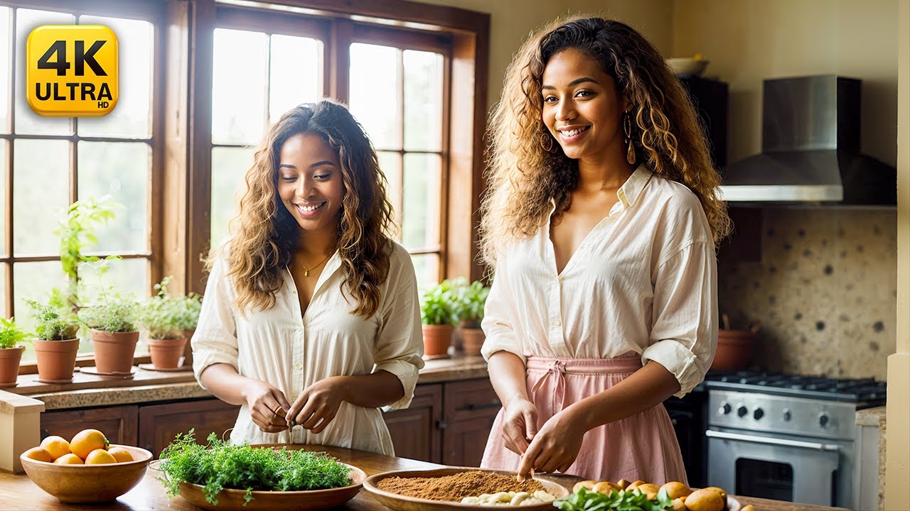 Fun In Kitchen | AI Lookbook 4K - YouTube