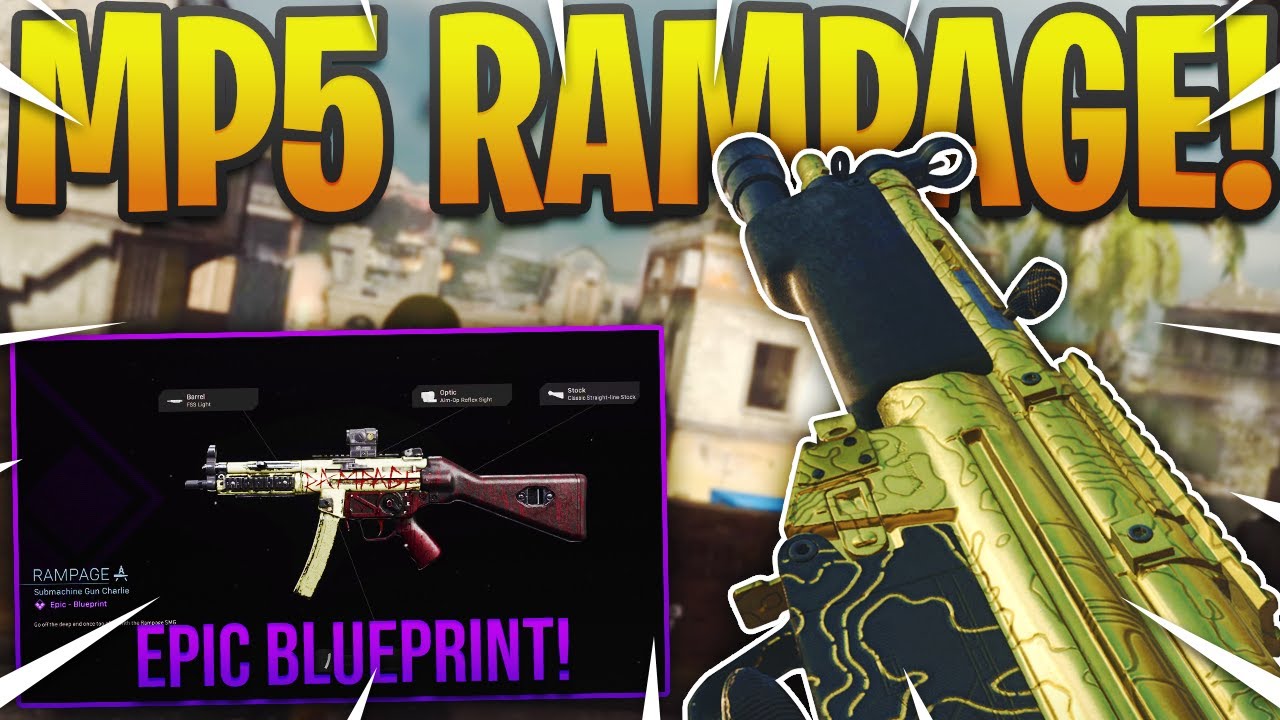 WANT TO SLAY ON COD MW BACKLOT? TRY THE MP5 "RAMPAGE" BLUEPRINT 👌 - YouTube