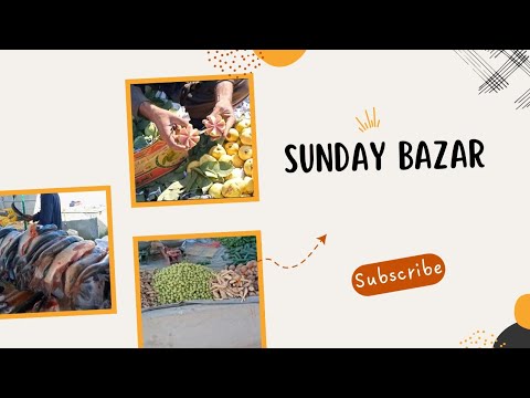 Sunday bazar - YouTube