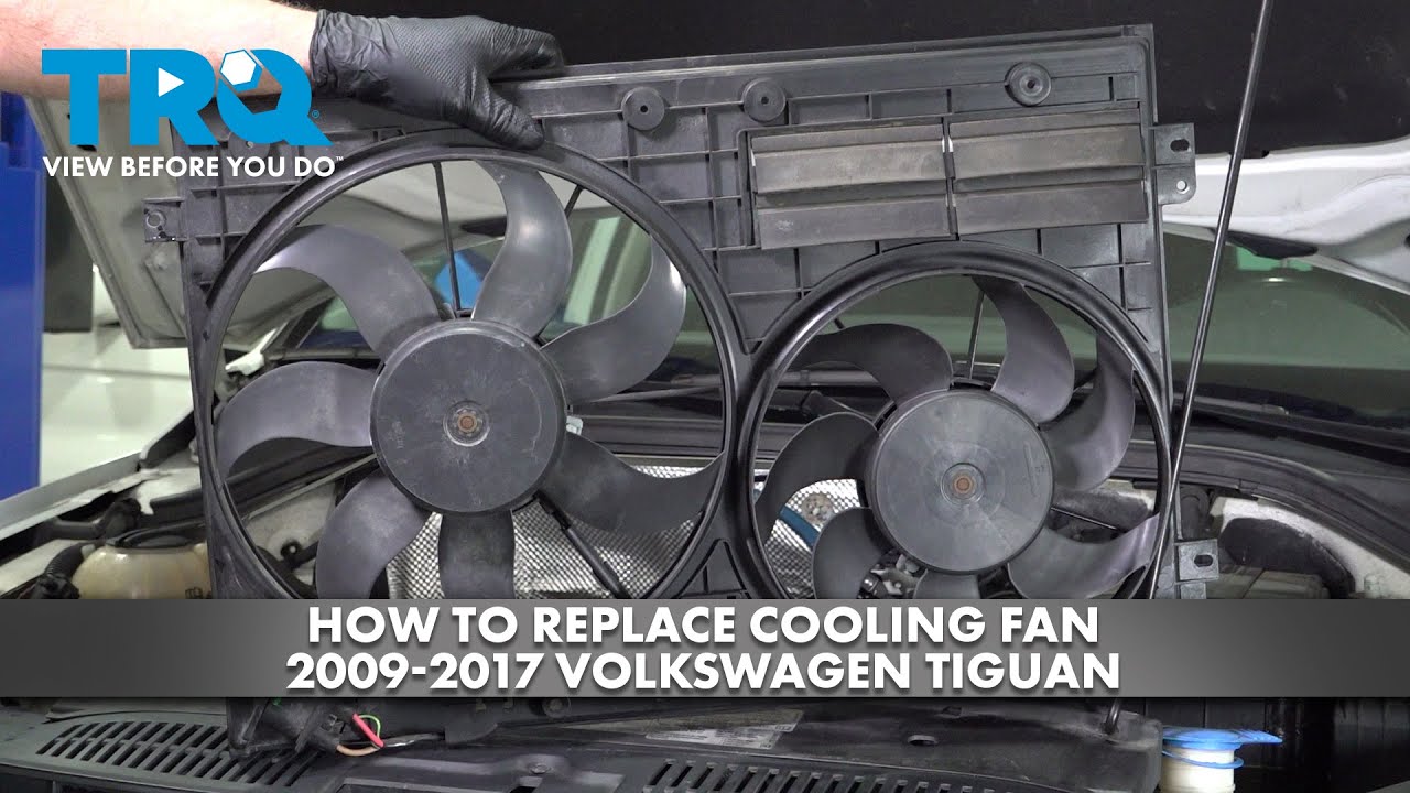 How to Replace Cooling Fan 2009-2017 Volkswagen Tiguan - YouTube