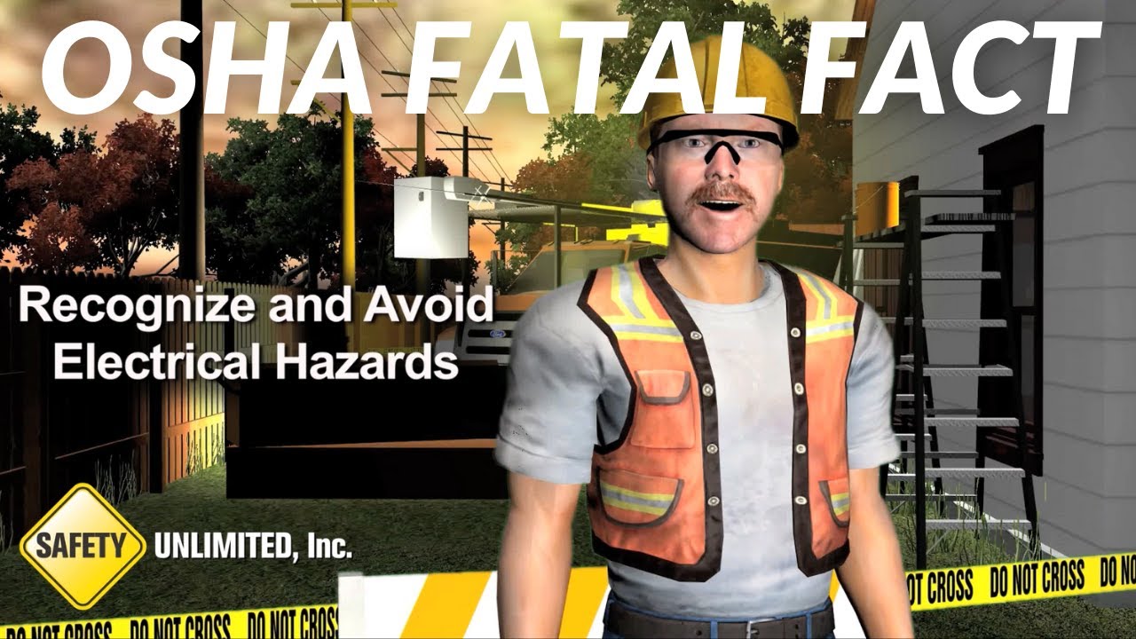 OSHA Fatal Fact - Electrical Safety, by Safety Unlimited, Inc. - YouTube