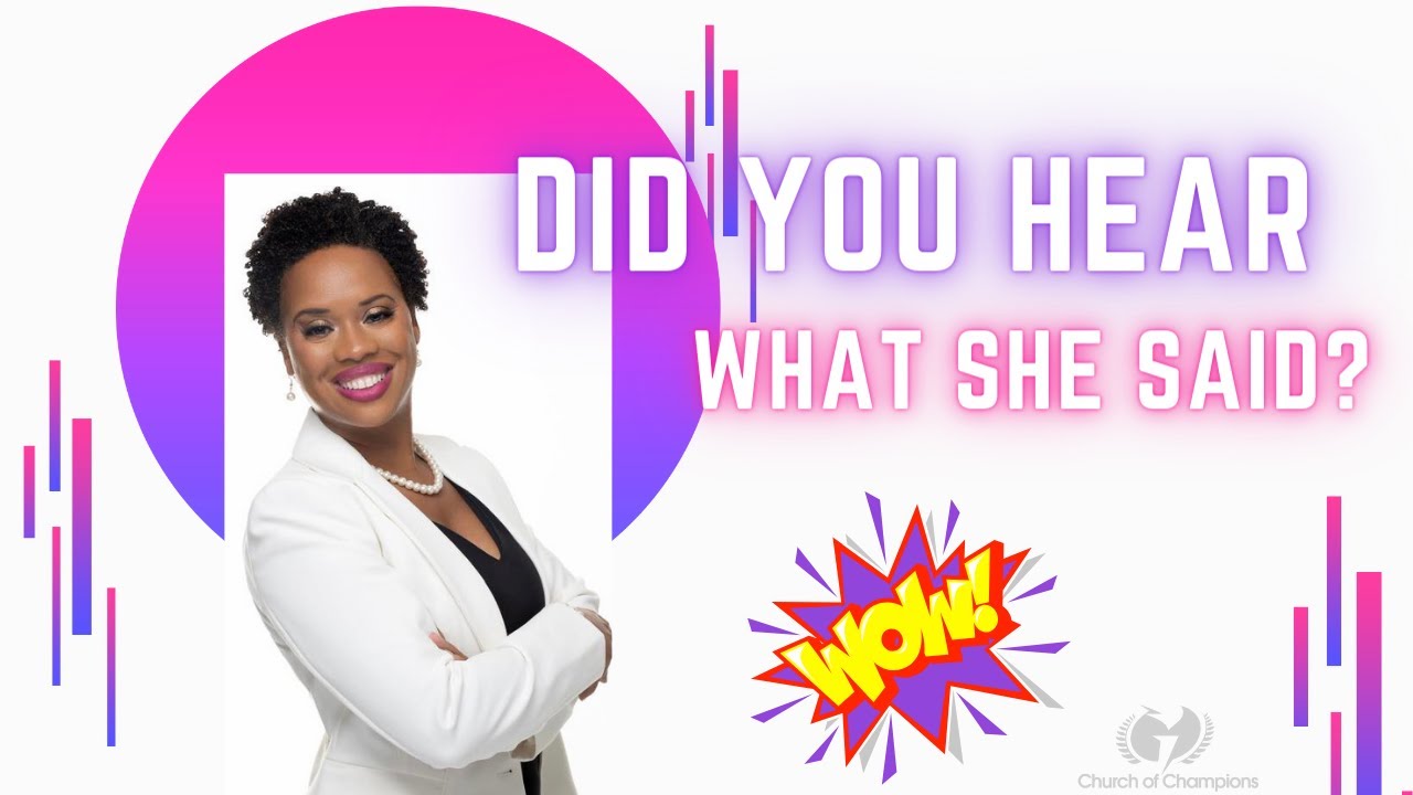 Did You Hear What She Said? WOW!!! - YouTube