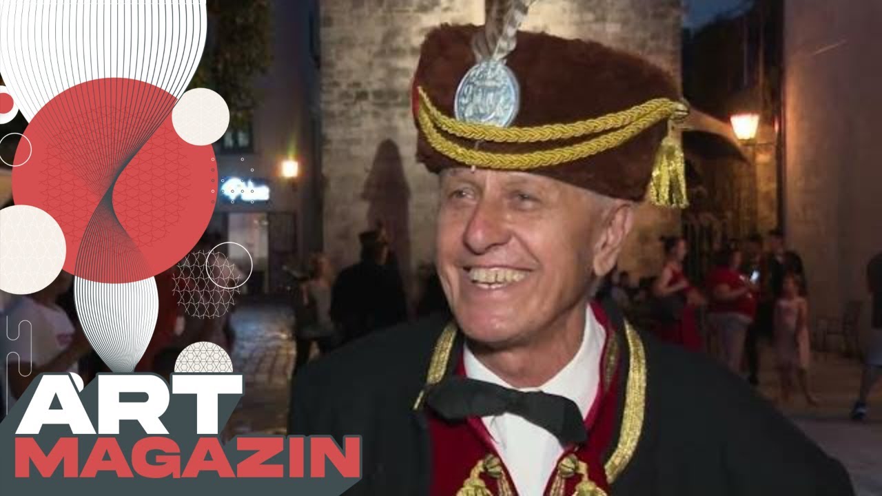 ART MAGAZIN - Dan Bokeljske mornarice proslavljen u Kotoru - YouTube